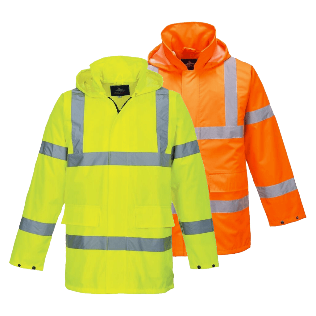 Hi Vis Lite Traffic Rain Jacket, PS160 - Tryall Inc