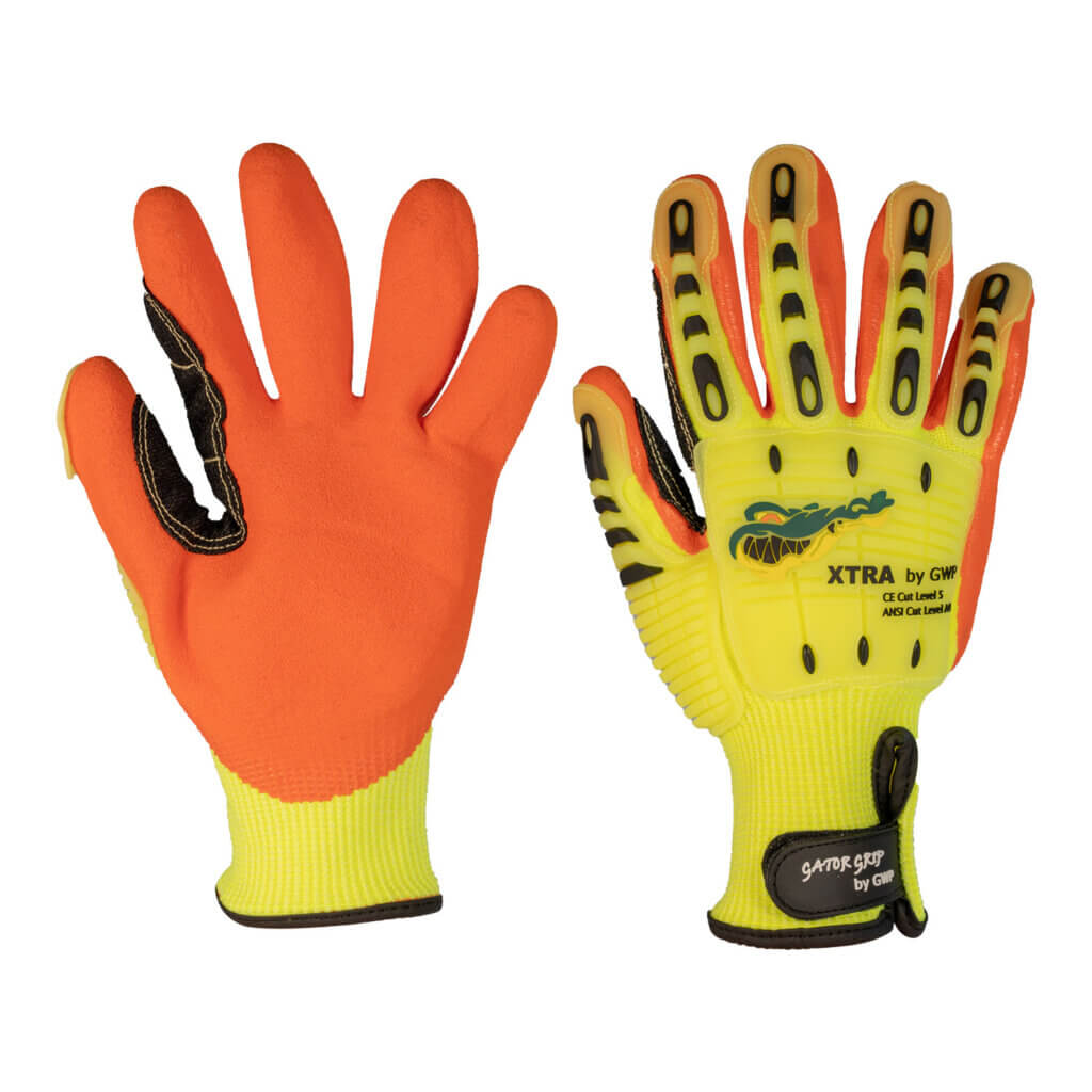 Xtra Gator Grip Glove, Anti-Impact Cut Level A4 - Tryall Inc