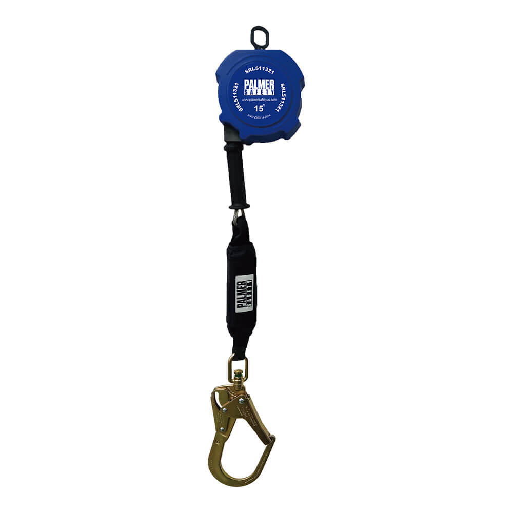 Self Retracting Device 15′ Galvanized Cable w 2-1/4” Rebar Hook ...
