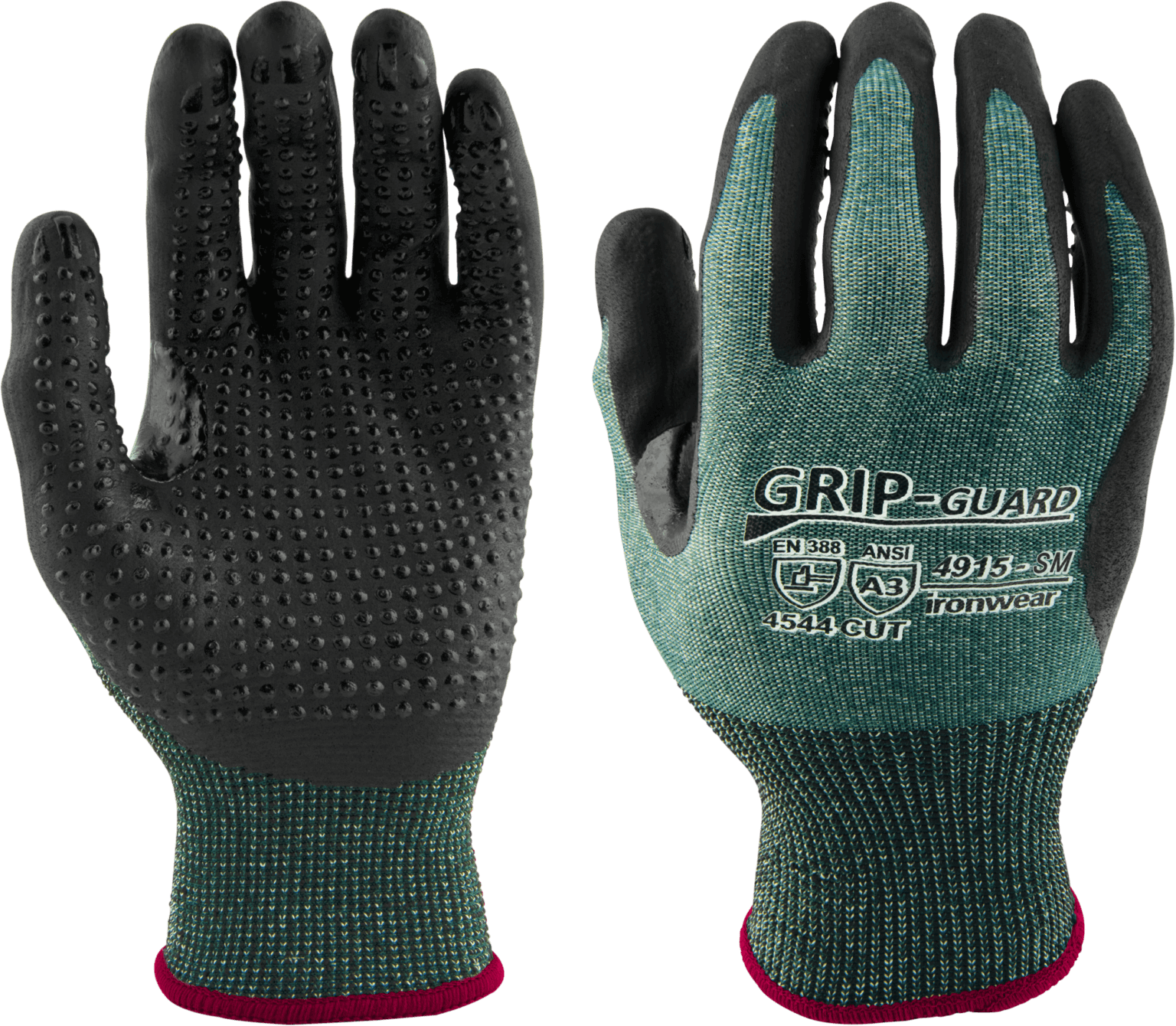Grip Guard Cut Resistant Gloves, 4915 - Tryall Inc
